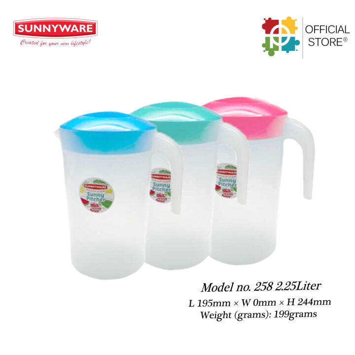 Sunnyware Round Pitcher 2.25 Liters #258 | Lazada PH