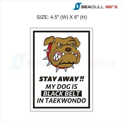 Beware of dog Signage Keep Out Dog Awas Anjing Garang Danger Beware of ...