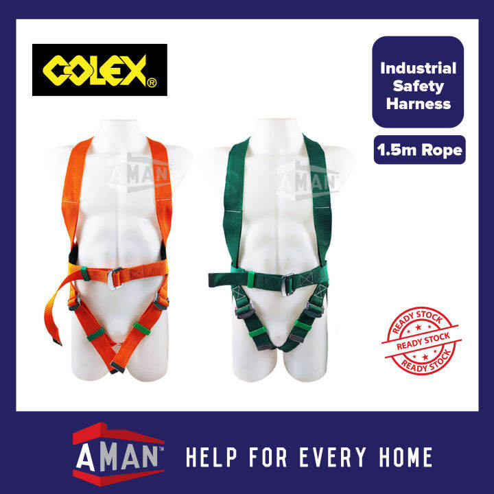 COLEX High Quality Polyester Full Body Safety Harness Industrial Big ...