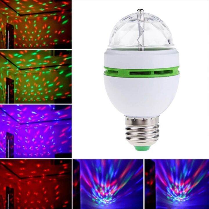 LED Rotating Bulb Light With Dual Head Magic Stage Disco Lamp Rotating ...