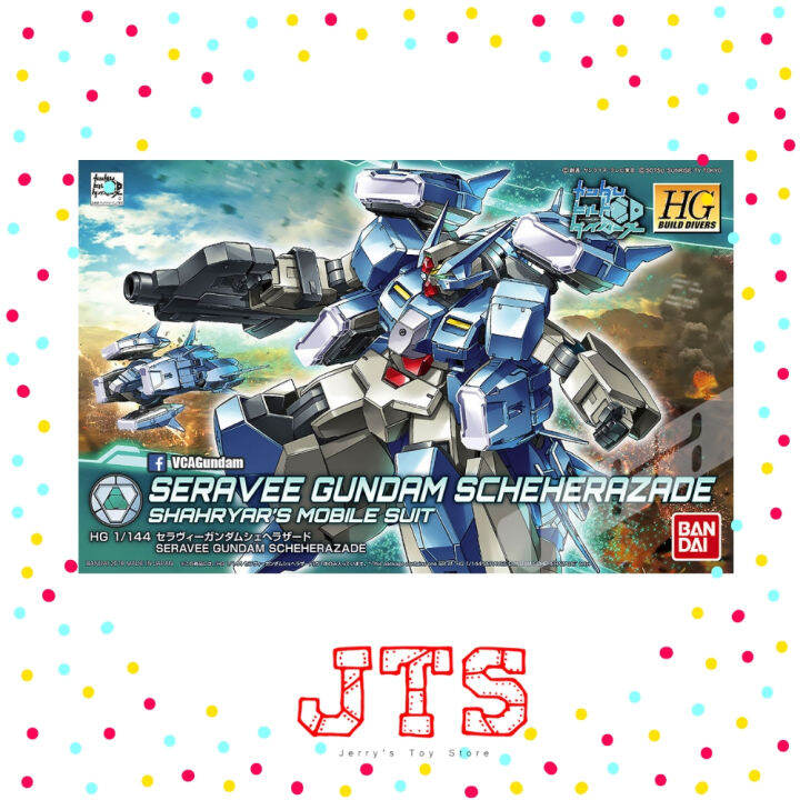 JTS BANDAI HG 006 Seravee Gundam Scheherazade Shahryar's Mobile Suit 25749 1/144 Gundam Model ...