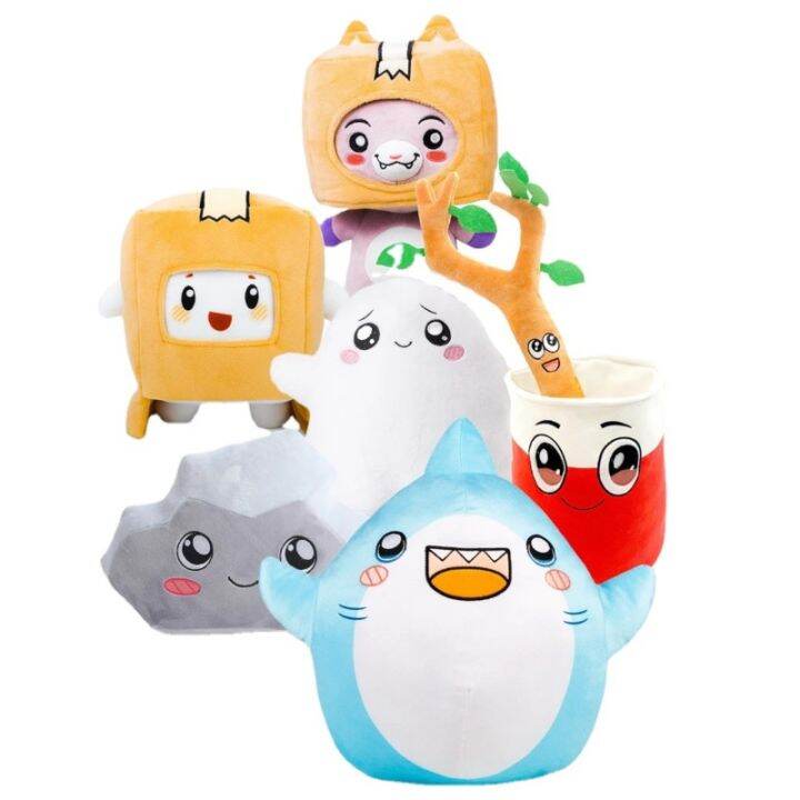 [ใหม่ร้อน] 40เซนติเมตร Lankybox Dollanimals SoftLankybox BoxyDolls หมอน ...