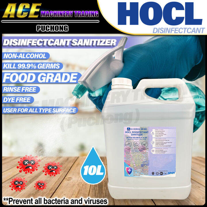 Food Grade 5Liter Disinfectcant Sanitizer Non Alcohol Surgical Grade ...