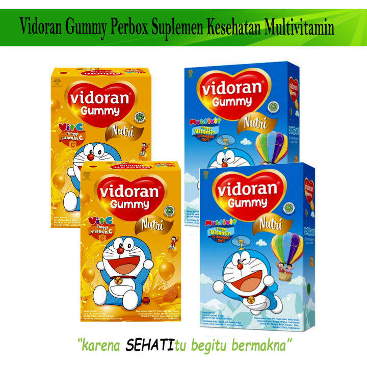 Vidoran Gummy Per Box Suplemen Makanan Sumber Vitamin | Lazada Indonesia