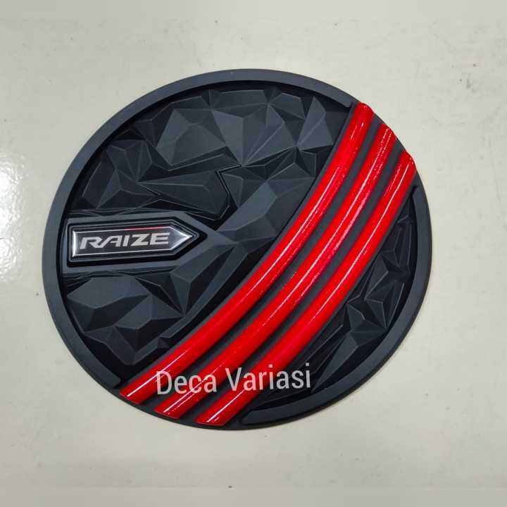 Tank Cover Raize Cover Tutup Tangki Bensin Mobil Raize 2021 Hitam Lis ...