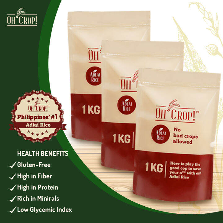 Oh Crop! Adlai Rice 3kg Bundle | Lazada PH
