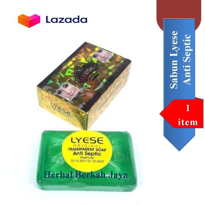 Lyese Original Antiseptic Transapant Soap - Sabun Lyese Hijau Untuk ...