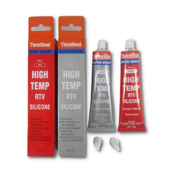 Lem Paking Packing THREEBOND Super Sealer Grey High Temp RTV GREY 75g ...