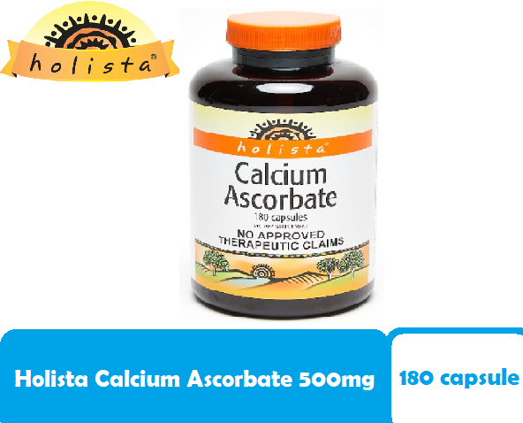 Holista Calcium Ascorbate 500mg 180 Capsules | Lazada PH