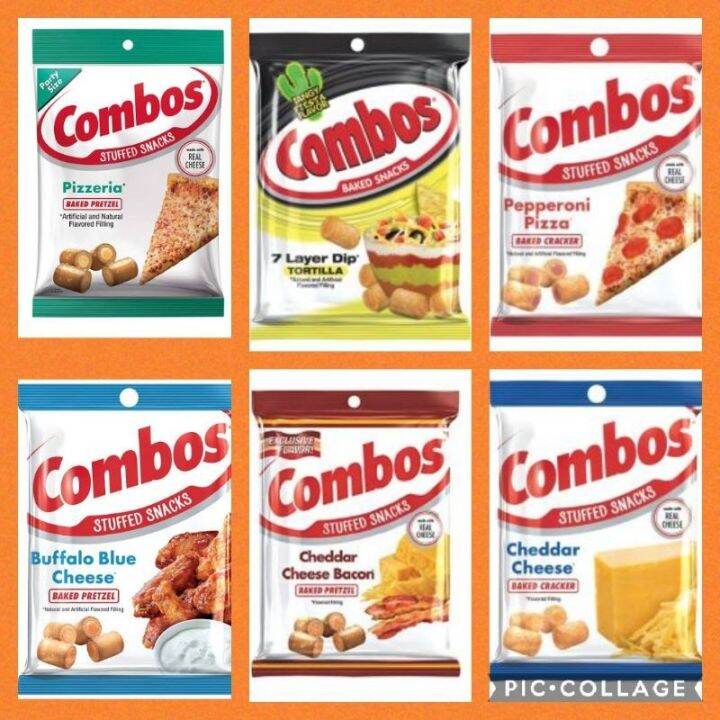 Combos Cheddar Cheese / 7 Layer dip Pepperoni Buffalo Cheese Bacon ...