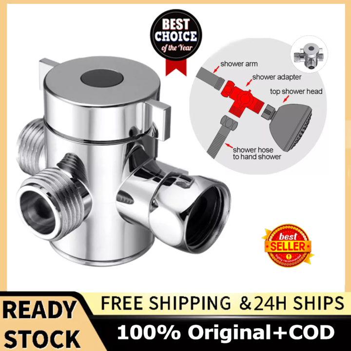 【high Quality In Stock】multifunction 3 Way Shower Head Diverter Valve