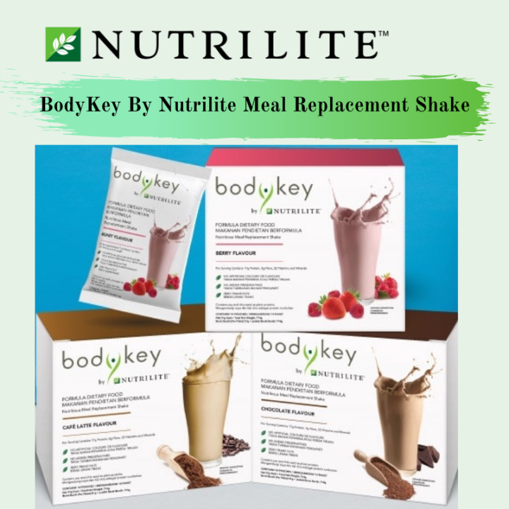 BodyKey By Nutrilite Meal Replacement Shake / 营养代餐饮料 / Minuman Kocak ...