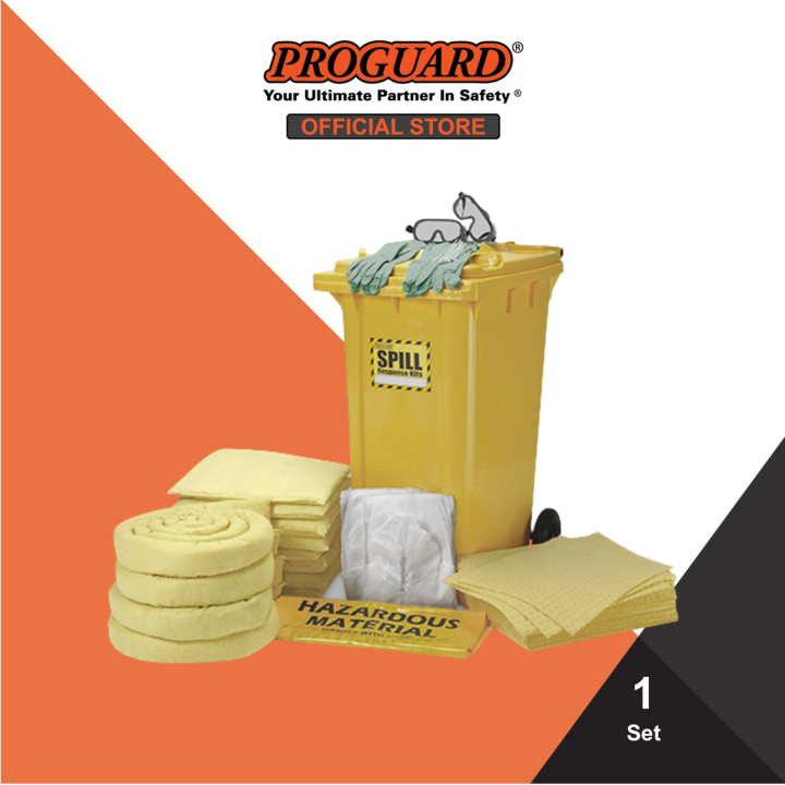 Proguard 240 Litre Dispenser Spill Kit Cart - Chemical Only | Lazada
