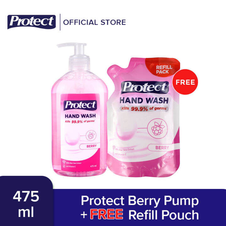 Protect Handwash Berry 475ml Free 450ml virtual | Lazada PH