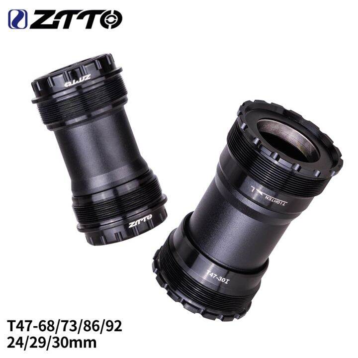 ZTTO Bicycle Bottom Bracket T47 24 Crankset Dub 29 30mm Sealed Bearing Thread 47 68 73mm Shell ...