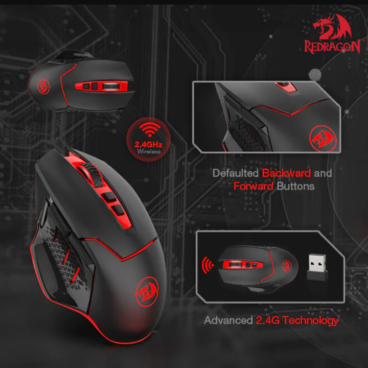 Redragon M690 Mirage Wireless Gaming Mouse M690 | Lazada PH