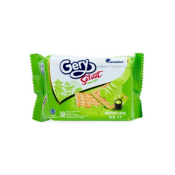 Biskuit/Wafer Gery Saluut Malkist Matcha cemilan murah gerry dan enak ...