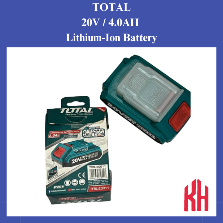 Total Li-ion Battery (20V/2.0AH) TFBLI2001 | Lazada