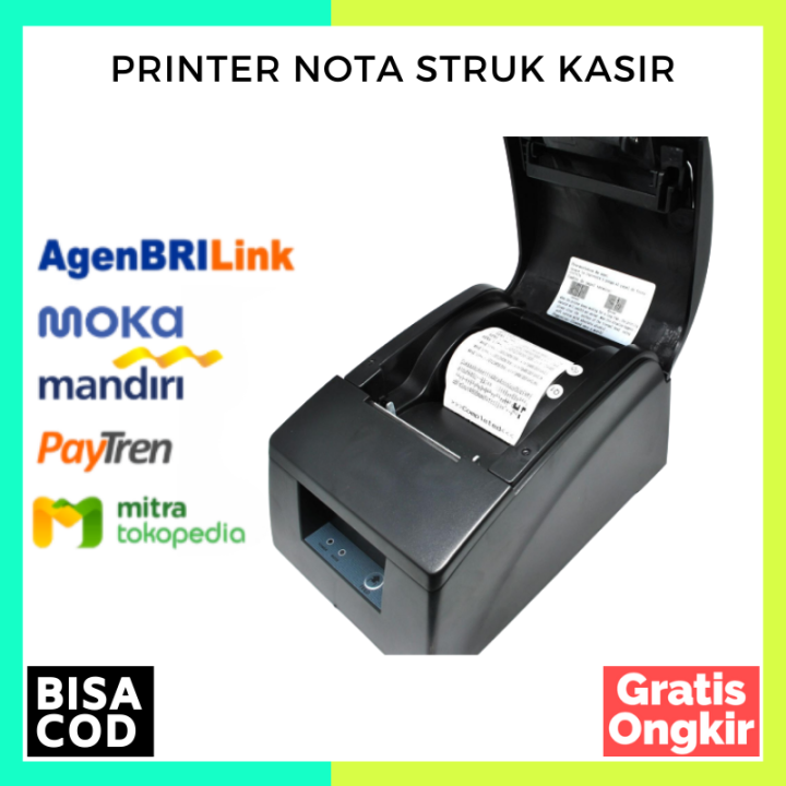 PRINTER STRUK NOTA KASIR KABEL OTG PORTABLE THERMAL RECEIPT 58mm YONGLI ...
