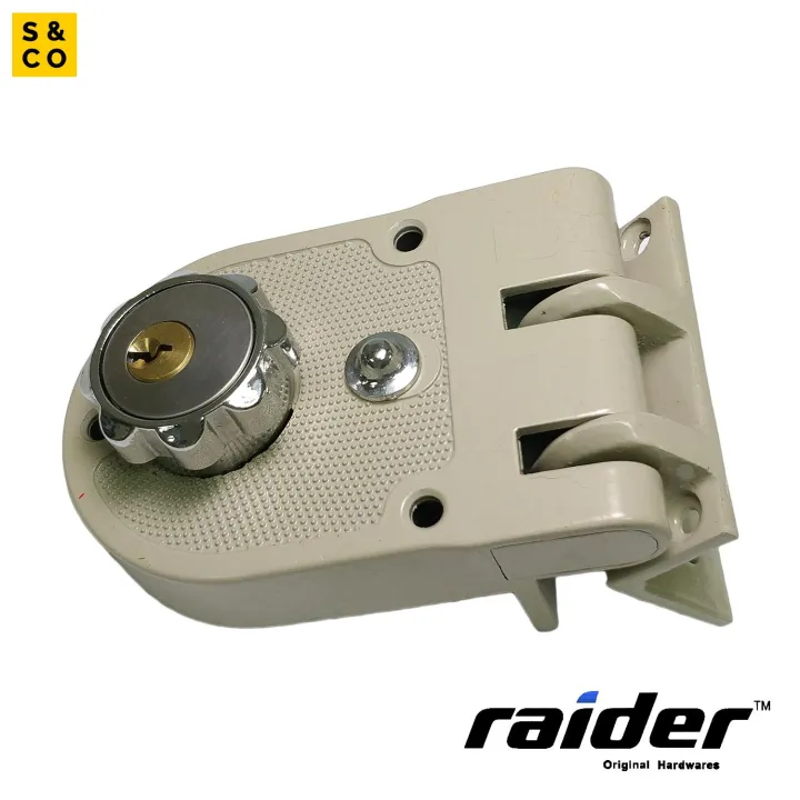 Raider Jimmy Proof Deadlock, Double Cylinder (Grey Finish), H202 Grey ...