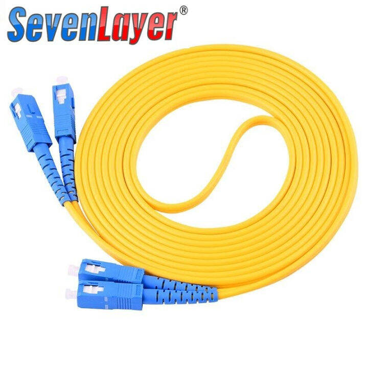 Fiber optic jumper cable 3M LC-SC Patch Cord 3.0MM Simplex Mode 2 core ...