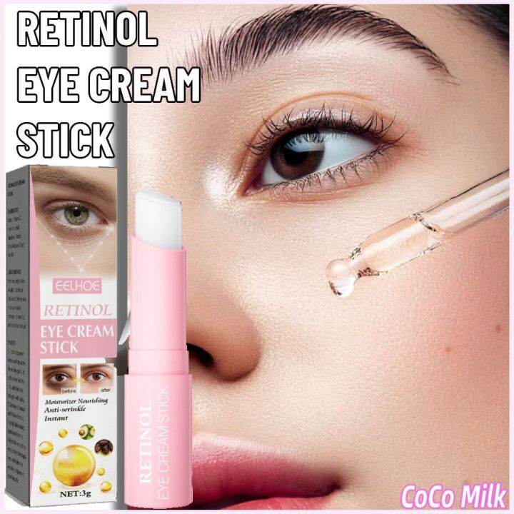 Coco Milk Eelhoe Retinol Eye Cream Stick Lifting Wrinkle&Light Lines Firming Repair&Lightening ...