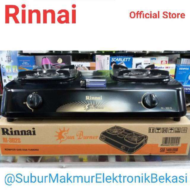 Kompor Gas Rinnai 2 Tungku RI-302S | Lazada Indonesia