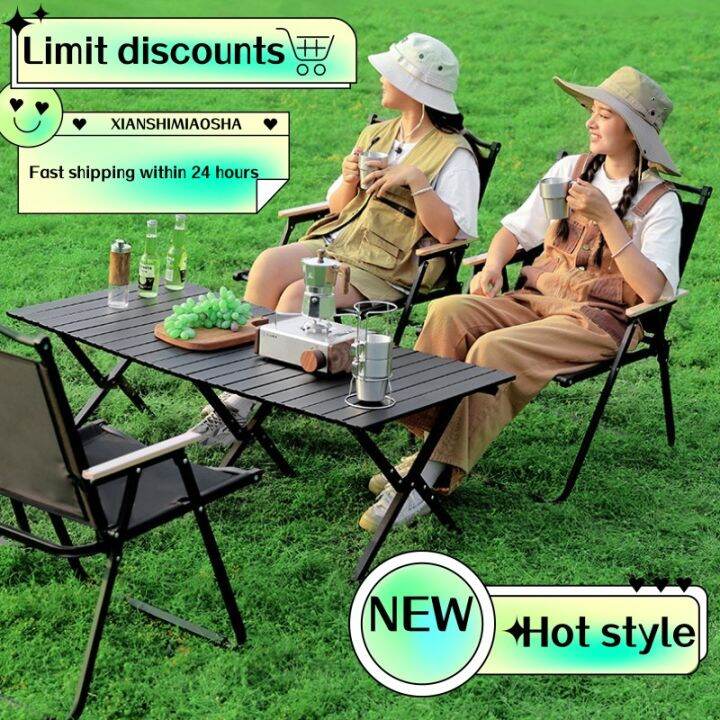 Folding table Barbecue Outdoor Folding Tables Multifunction Foldable ...