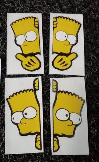 Bart Simpson Cutout Sticker | Lazada PH