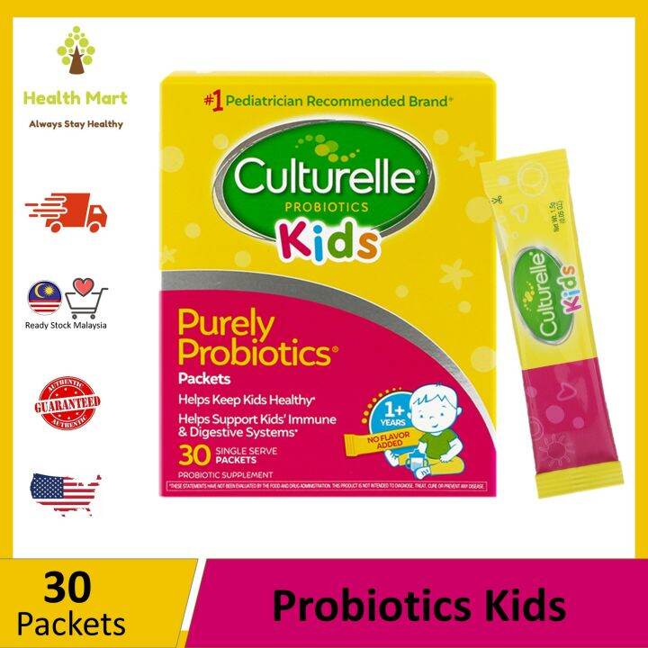 Culturelle Kids Purely Probiotics Packets Daily Probiotic Formula ...