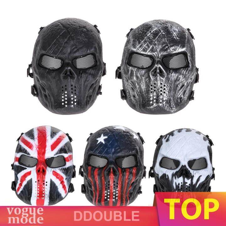 *[Ddouble.ph] Airsoft Paintball Tactical Full Face Protection Skull ...