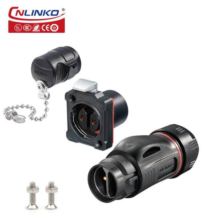 Cnlinko Waterproof Ourdoor M24 IP67 Aviation Connector Plug amp; Socket ...