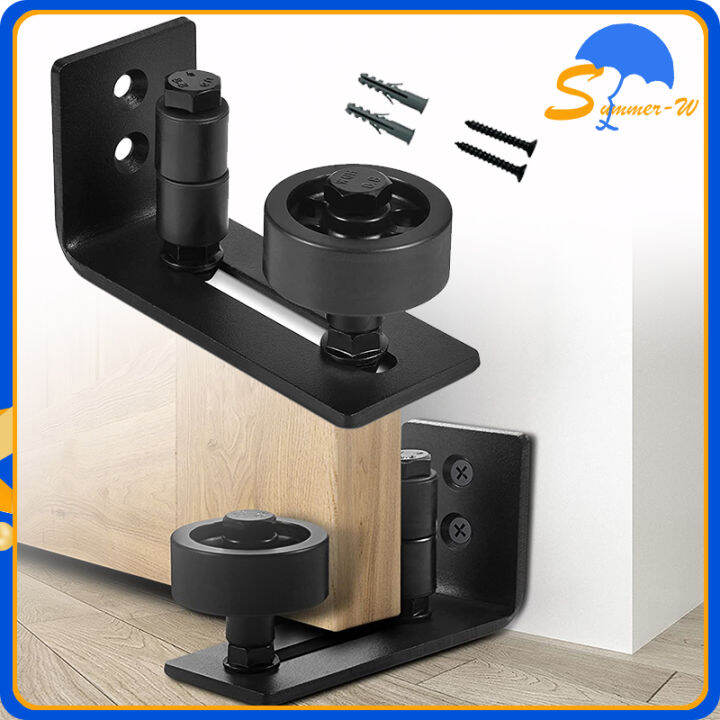 Adjustable Sliding Floor Guide Support Roller Retainer For Barn Door ...