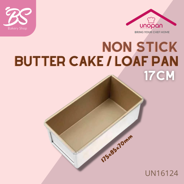 【UNOPAN 17cm Loaf Pan】Golden Non-Stick Series 1000 Baking Mould 17cm ...