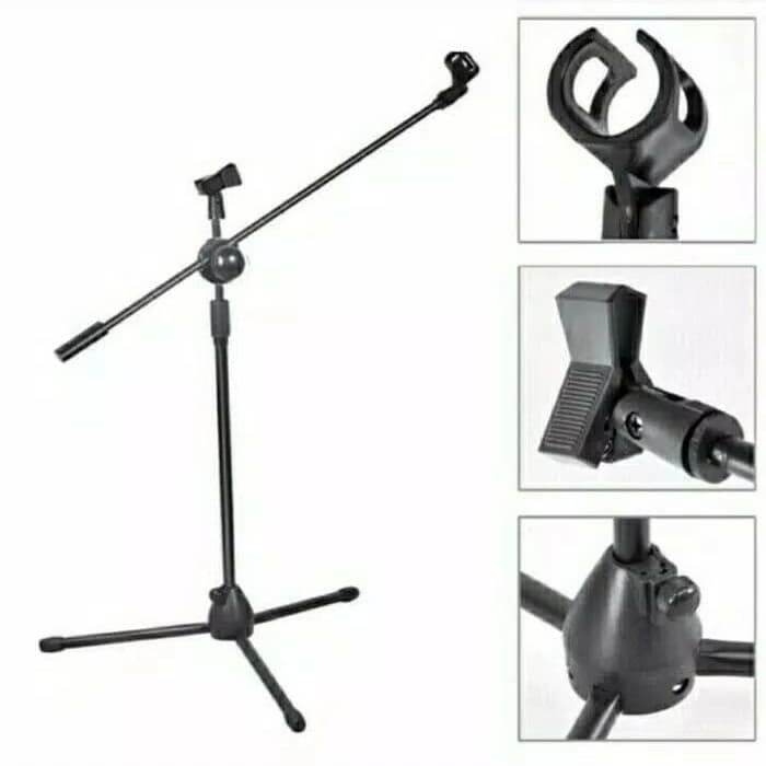 STAND MIC BERDIRI LANTAI- TIANG MICROPHONE BERDIRI | Lazada Indonesia