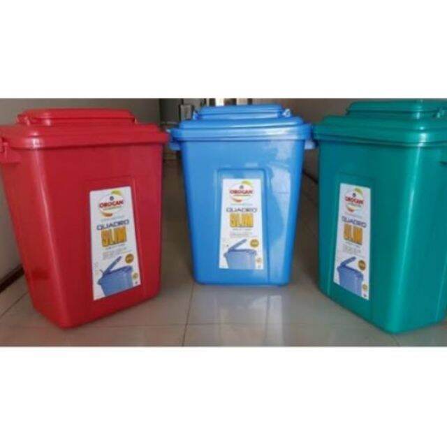 timba na may takip Orocan quadro slim drum 55 liter utility container pail timba (metromanila ...
