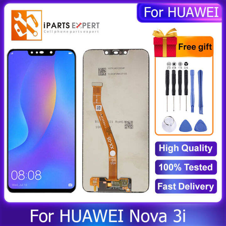 IPARTSEXPERT 100% Tested Original For Huawei Nova 3i / P Smart+ LCD ...