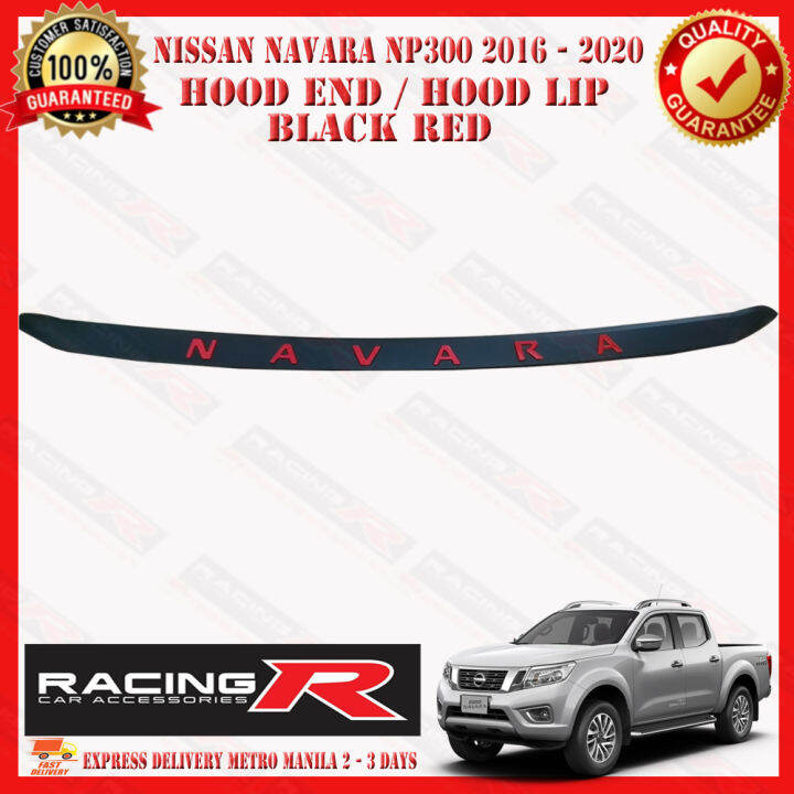 Nissan Navara 2016 to 2023 OEM Hood End / Hood Lip / Hood Guard Black ...