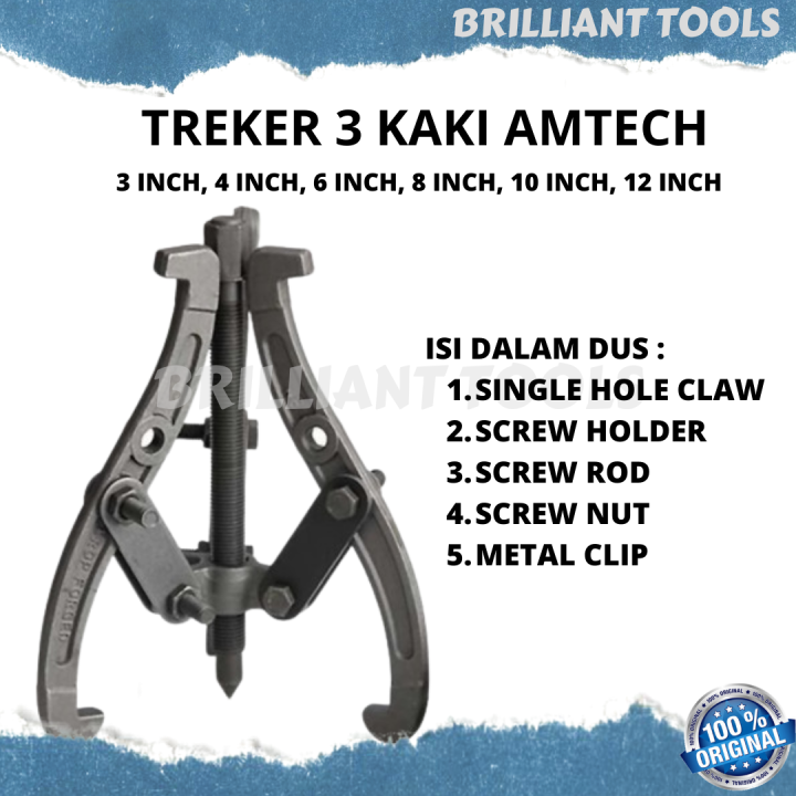 Treker 3 Kaki 3" Inch - Gear Puller 3 Jaw Tracker | Lazada Indonesia