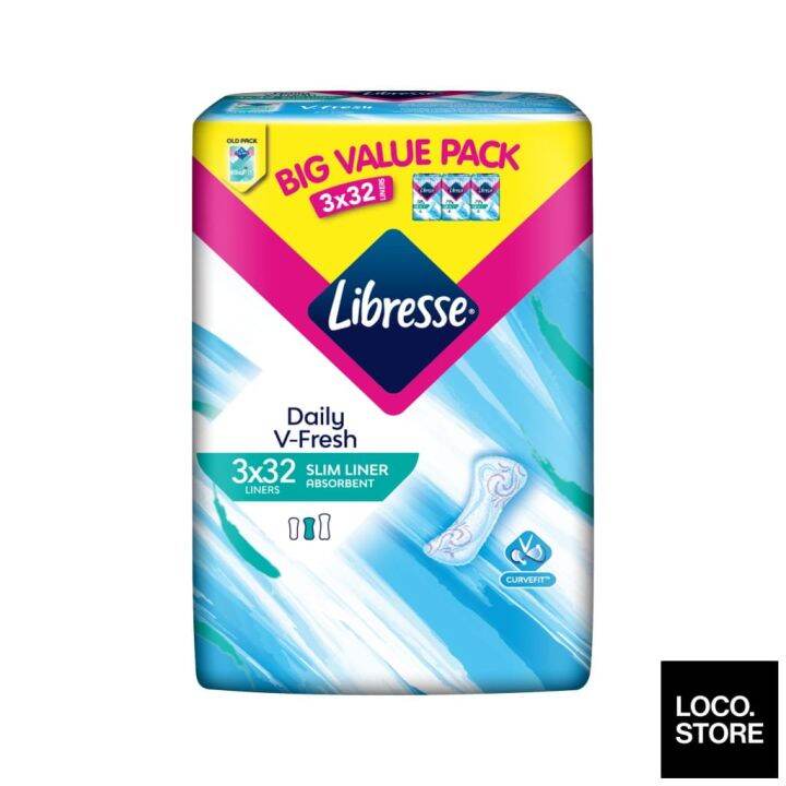 Libresse SlimPL 15cm 3x32s Big Value Pack | Lazada