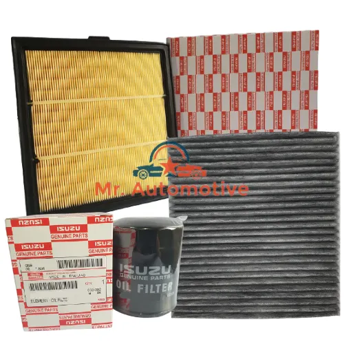 COMBO ISUZU Air Filter, Charcoal Cabin Filter and Oil Filter for Isuzu ...