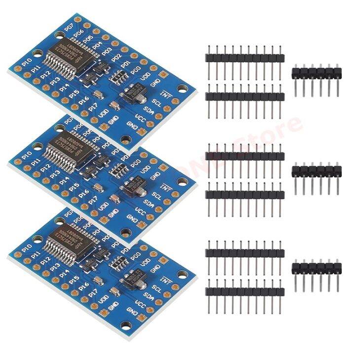 3pcs Pcf8575 Io Expander Board Module I2c To 16io Iic I2c I/o Extension ... 3pcs Pcf8575 Io Expander Board Module I2c To 16io Iic I2c I/o Extension ...