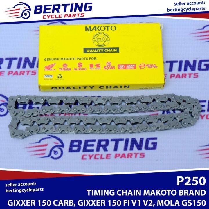 TIMING CHAIN MAKOTO BRAND Suzuki Gixxer 150 Carb and FI V1 V2 Mola ...