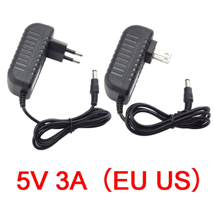 5V 3A 3000Ma Ac 100-240V To Dc 5V 3A Adapter Power Supply Converter ...
