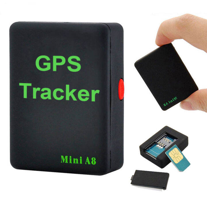 A8 GPS Tracker SIM Card Baby SOS Button Alarm Mini Locator Map Real ...