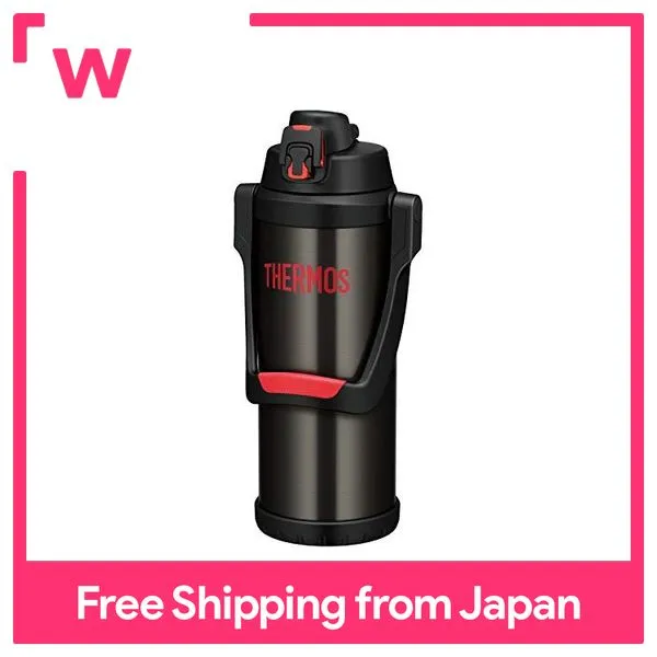 Thermos water bottle vacuum insulation sport Jug Black Red 2.5L FFV-2500 BKR | Lazada PH