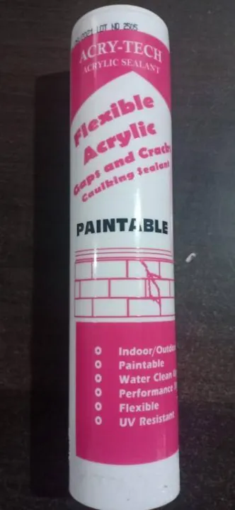 Acrytech Acrylic Paintable Sealant (PER PIECE) | Lazada PH