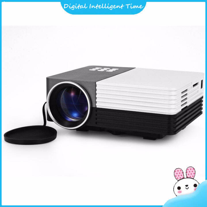 GM50 LED Mini Projector Video AV/USB/SD/VGA HDMI Portable Home Theatre ...