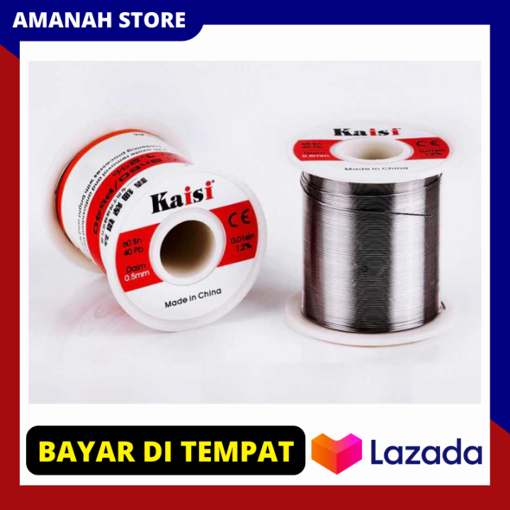 Kawat Solder Timah Sn60/Pb40 0.3mm 50gr / Peralatan Solder / Perekat ...