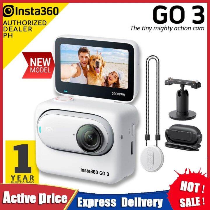 [OFFICIAL PH] INSTA360 GO 3 Tiny Mighty Action Cam 128 GB Version Insta ...